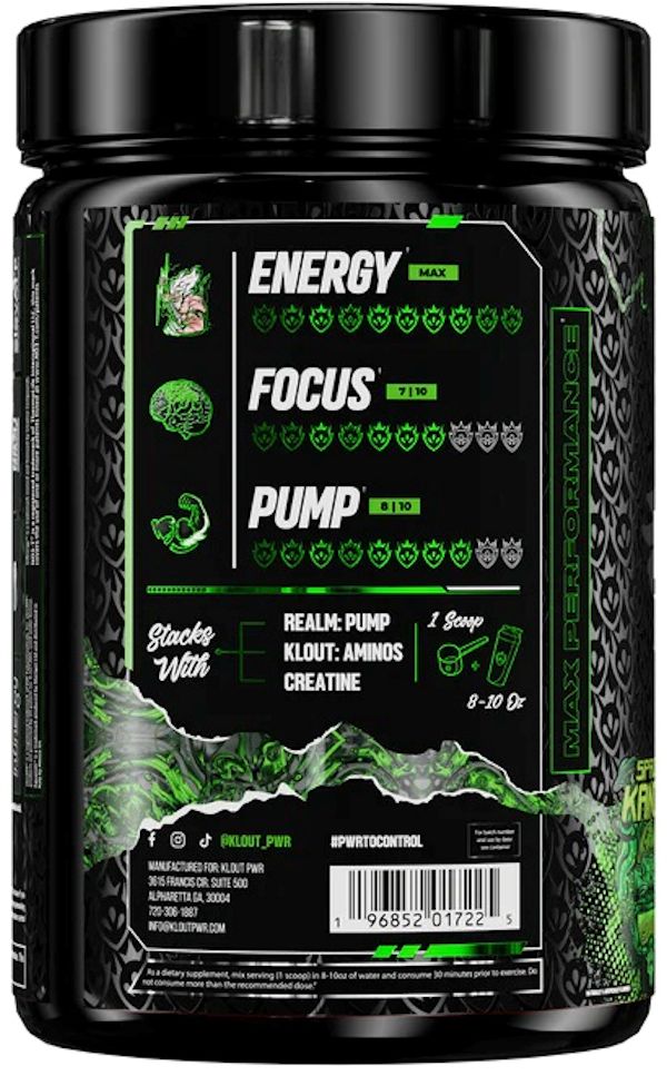 Klout Mamba High Intense Pre-Workout | Lowcostvitamin.com
